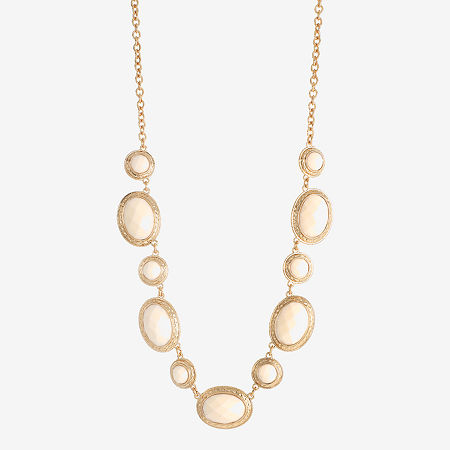 Click here for Monet Jewelry Gold Tone Womens 17 Inch Collar Neck... prices
