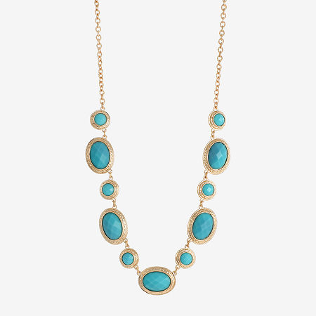 Click here for Monet Jewelry Gold Tone Womens 17 Inch Collar Neck... prices
