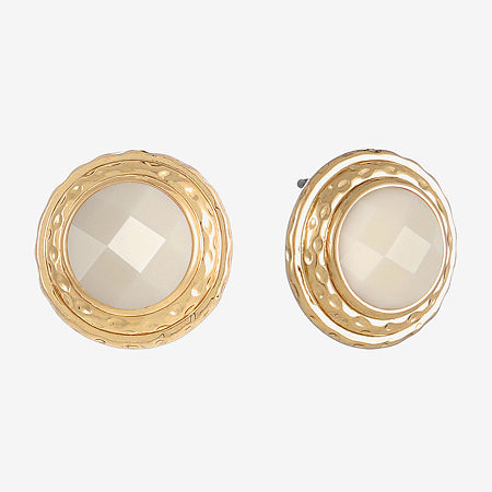 Click here for Monet Jewelry Gold Tone 13.6mm Oval Stud Earrings... prices