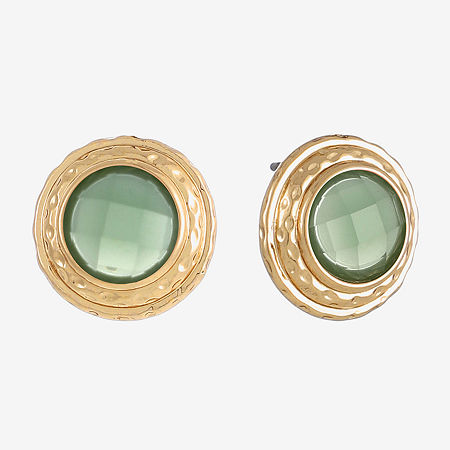 Click here for Monet Jewelry Gold Tone 13.6mm Oval Stud Earrings... prices