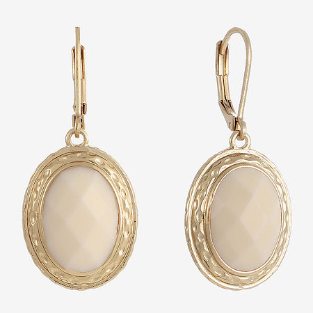 Click here for Monet Jewelry Gold Tone Womens Oval Drop Earrings... prices