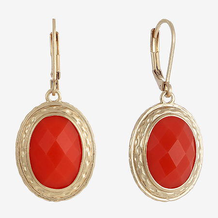Click here for Monet Jewelry Gold Tone Womens Oval Drop Earrings... prices