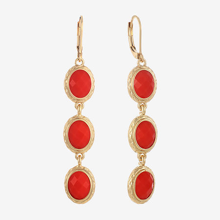 Click here for Monet Jewelry Gold Tone Oval Drop Earrings  One Si... prices