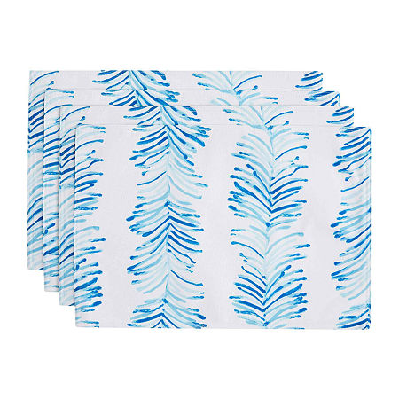 Click here for IZOD(R) Seagrass Stripe Placemats - Set of 4 prices