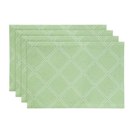 Click here for IZOD(R) Harbor Trellis Placemats - Set of 4 prices