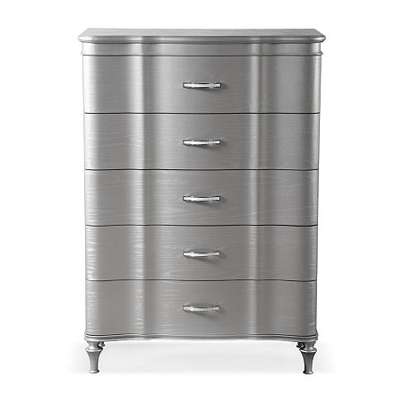 Click here for Melodi Parc 5-Drawer Chest  One Size  Silver prices