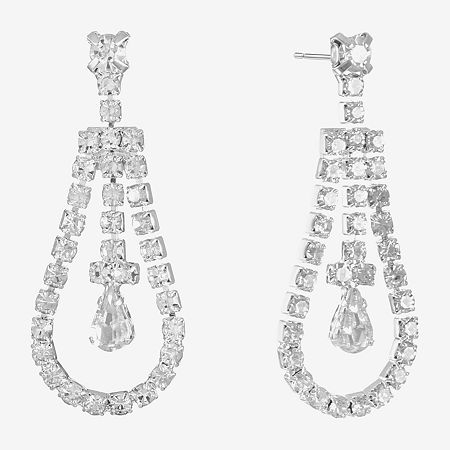 Click here for Monet Jewelry Timeless Silver Tone Womens Glass Hy... prices