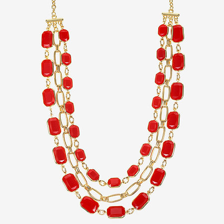 Click here for Liz Claiborne Multi Layer Womens 18 Inch Collar Ne... prices