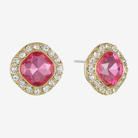 Click here for Monet Jewelry Halo Glass 18mm Cushion Stud Earring... prices