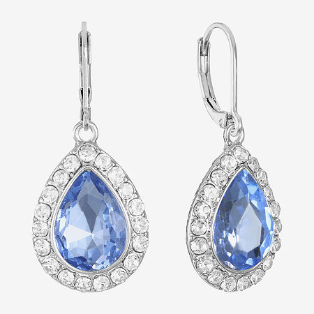 Click here for Monet Jewelry Halo Womens Glass Pear Cushion Drop... prices