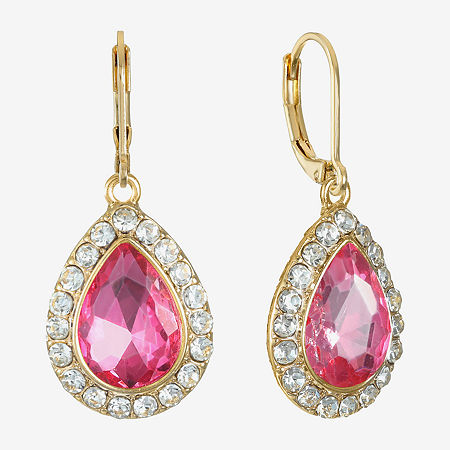Click here for Monet Jewelry Halo Womens Glass Pear Cushion Drop... prices