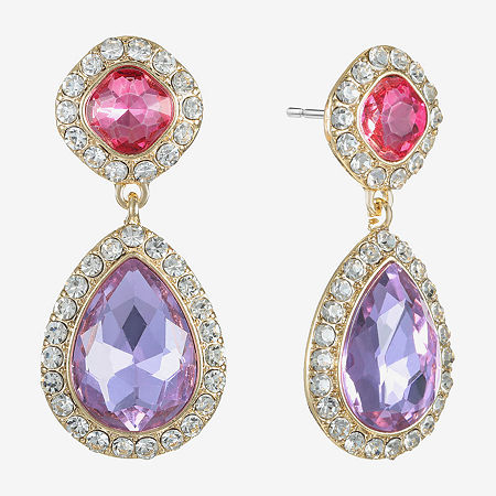 Click here for Monet Jewelry Halo Womens Multi Color Glass Hypoal... prices