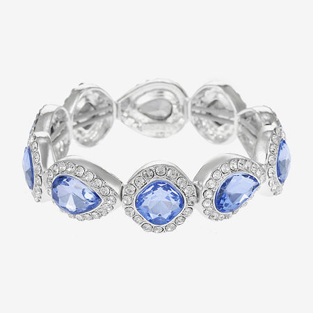 Click here for Monet Jewelry Halo Womens Glass Pear Cushion Stret... prices