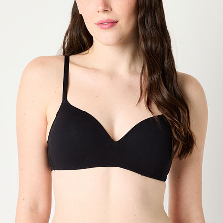 Click here for Arizona Body Cotton Wire Free T-Shirt Bra  C  Blac... prices