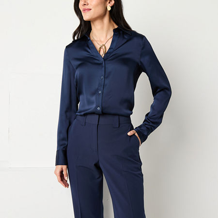 Click here for Worthington Womens Long Sleeve Cuffed Sleeve Regul... prices