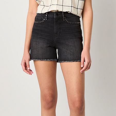 Click here for a.n.a Womens Highest Rise Studded Denim Short  8... prices