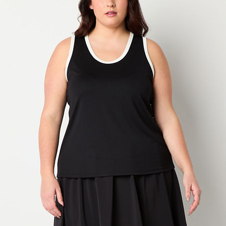 Click here for Stylus Womens Crew Neck Sleeveless Plus Tank Top... prices
