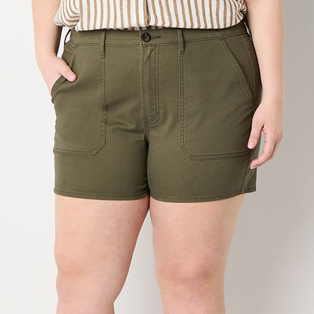 Click here for a.n.a. Womens Highest Rise 4.5 Utility Chino Short... prices