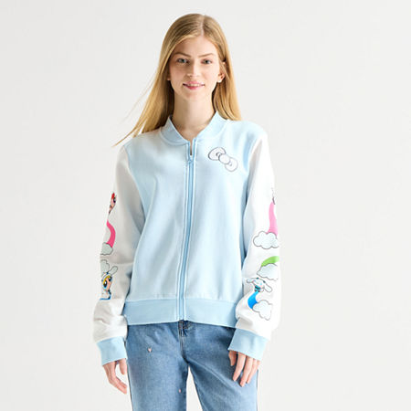 Click here for Bomber Jacket Womens Juniors Hello Kitty Fleece Mi... prices