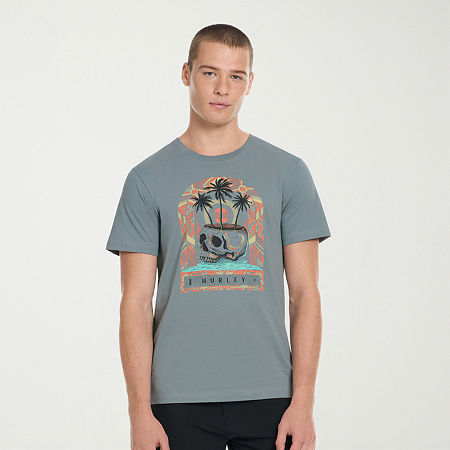 Click here for Hurley Mens Crew Neck Short Sleeve Regular Fit Gra... prices