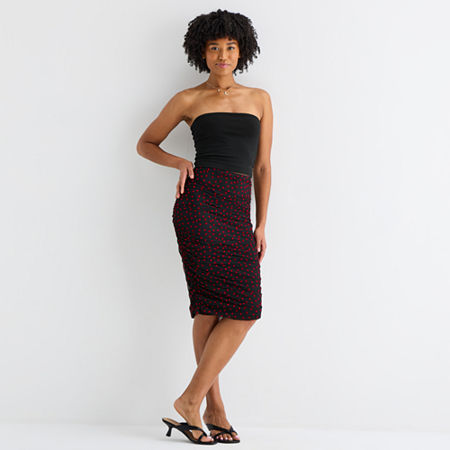 Click here for by&by Womens Juniors Mid Rise Midi A-Line Skirt  X... prices