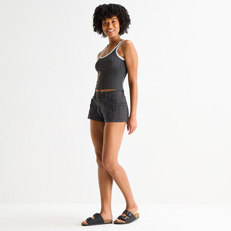 Click here for Arizona Womens 1 1/2 Low Rise Juniors Stretch Fabr... prices