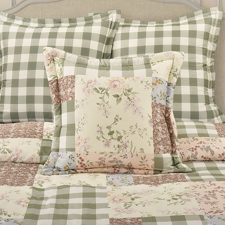 Click here for Piper & Wright Eloise Patchwork Decorative Pillow... prices