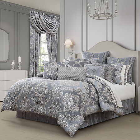 Click here for J Queen New York Krista Woven Damask 4-Pc. Comfort... prices