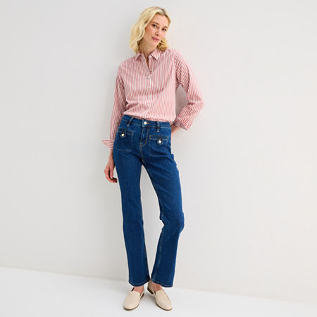 Click here for Liz Claiborne Womens Tall High Rise Bootcut Jean... prices