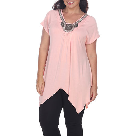 Click here for Plus Size White Mark Fenella Tunic prices
