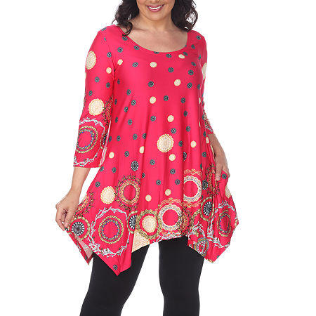 Click here for Plus Size White Mark Erie Tunic prices