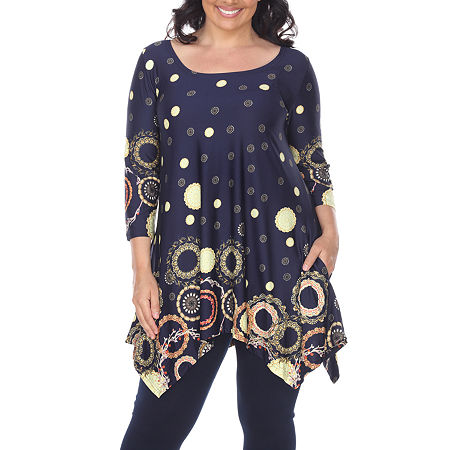 Click here for Plus Size White Mark Erie Tunic prices