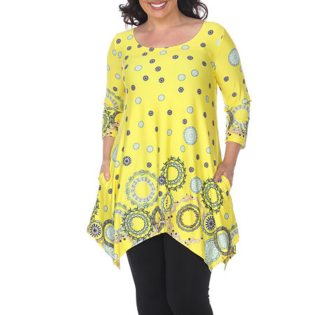 Click here for Plus Size White Mark Erie Tunic prices