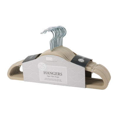 Kennedy International Slim Flocked 25-pc. Hangers 23240GREY - JCPenney
