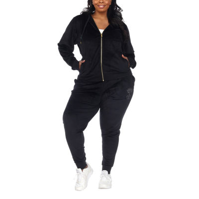 White Mark Adjustable Waist 2-pc. Track Suit Plus - JCPenney