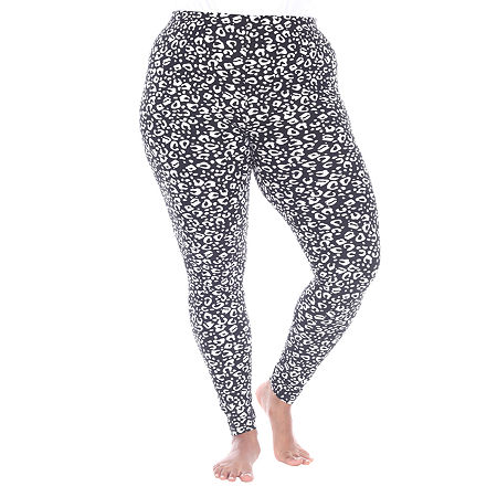 Click here for Plus Size White Mark Super Soft Leopard Leggings prices