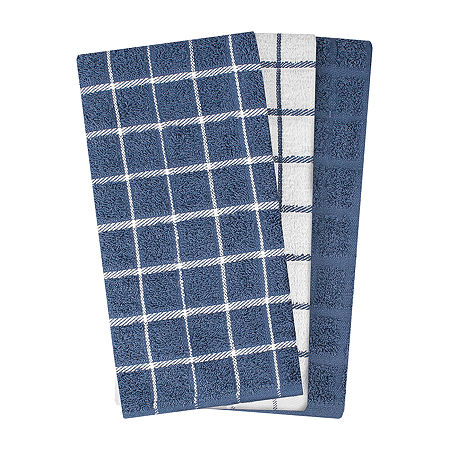 Click here for Ritz Terry Check 3-pc. Kitchen Towel Set  One Size... prices
