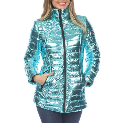 White Mark Womens Water Resistant Puffer Jacket - JCPenney