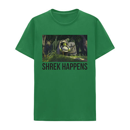 Click here for Mens Short Sleeve Shrek Graphic T-Shirt  Small  Gr... prices