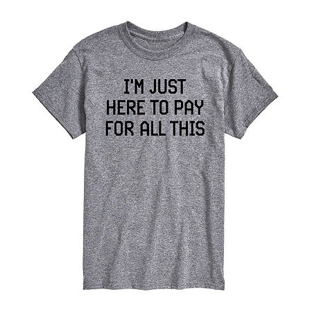 Click here for Mens Short Sleeve Graphic T-Shirt  Small  Gray prices