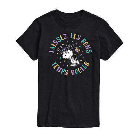 Click here for Mens Short SleevePeanuts Mardi Gras Graphic T-Shir... prices