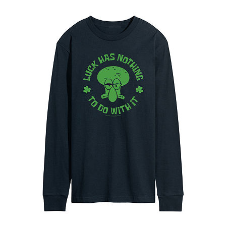 Click here for Mens Long Sleeve Spongebob St. Patricks Day Graphi... prices