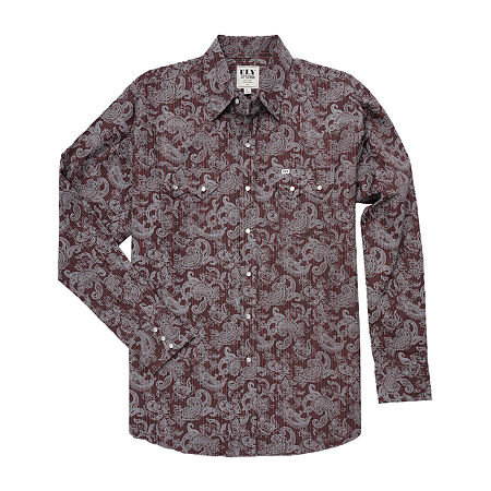Click here for Ely Cattleman Paisley Print Mens Long Sleeve Weste... prices