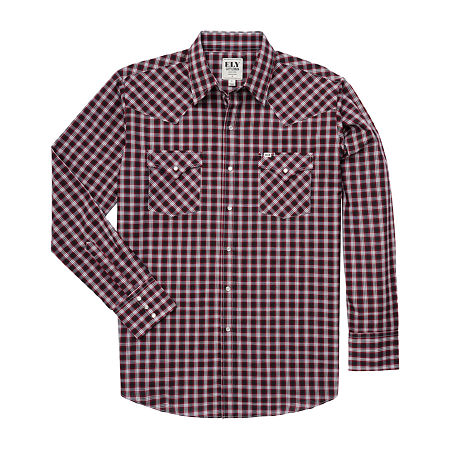 Click here for Ely Cattleman Classic Check Mens Long Sleeve Weste... prices
