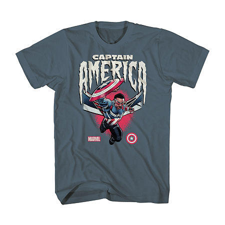 Click here for Mens Crew Neck Short Sleeve Regular Fit Captain Am... prices