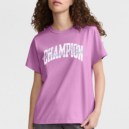 Click here for Champion Womens Crew Neck Short Sleeve Active T-Sh... prices