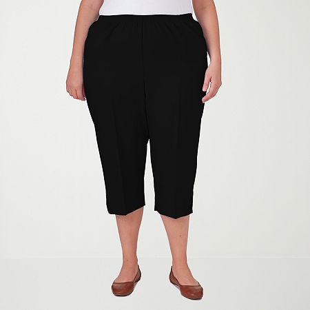 Click here for Alfred Dunner Classics Womens Straight Mid Rise Pl... prices