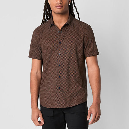 Click here for Stylus Mens Short Sleeve Regular Fit Button-Down S... prices