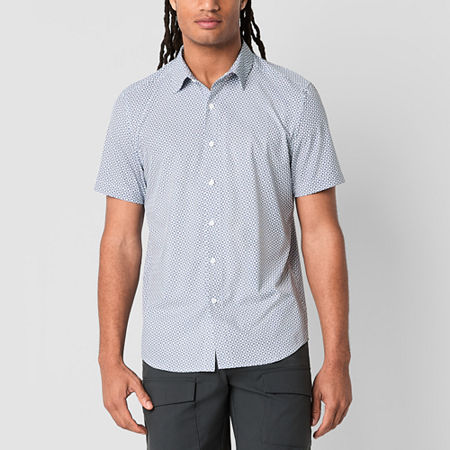Click here for Stylus Mens Short Sleeve Regular Fit Button-Down S... prices