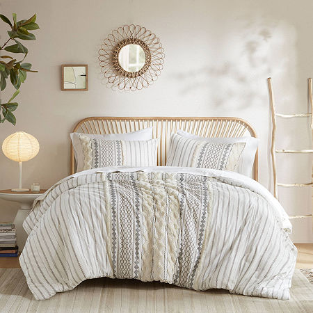 Ink+Ivy Imani 3-Pc. Comforter Set  King/California King - Ivory